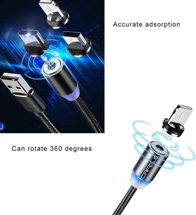 3 In 1 8 Pin Magnetic 1M Usb Type C Fast Charging Cable