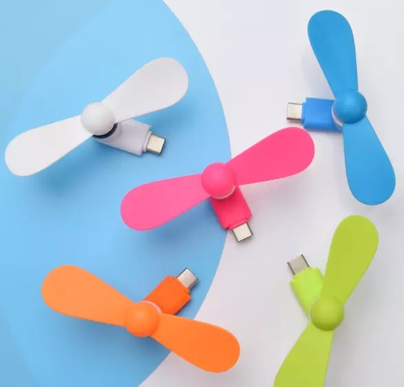 Light Weight 3 In 1 Type C Bendable USB Charging Mini Fan
