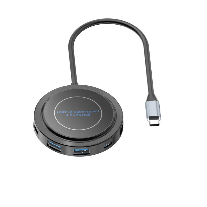 Circular Multiple USB C Hub Magnetic Absorption For Laptops Mobile ...