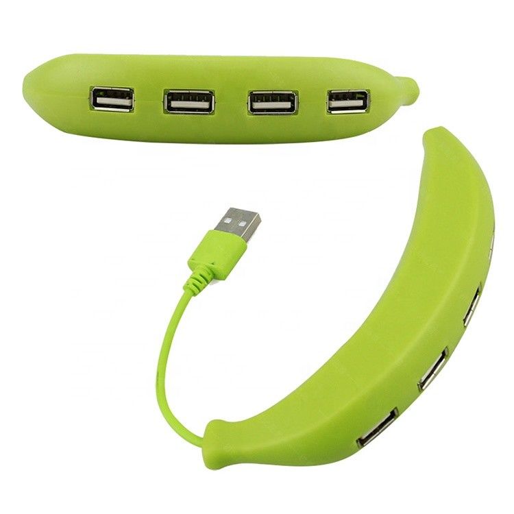 Banana Shape 4 Port Internal Usb 2.0 Hub Header Splitter