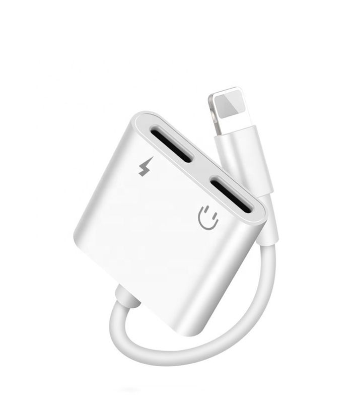 Universal 2 In 1 Audio RoHS Lightning Adapter Cable