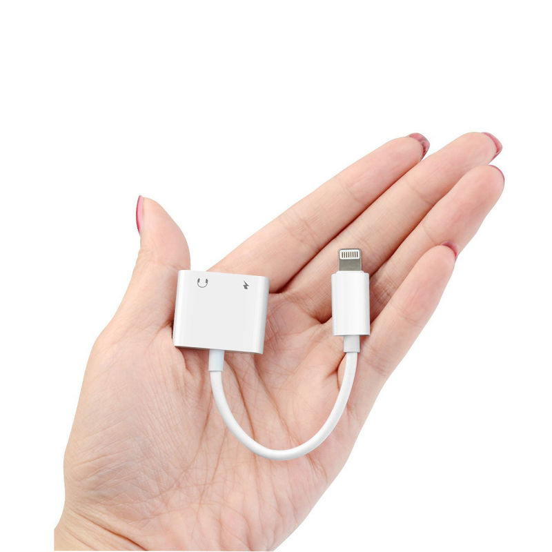 Universal 2 In 1 Audio RoHS Lightning Adapter Cable