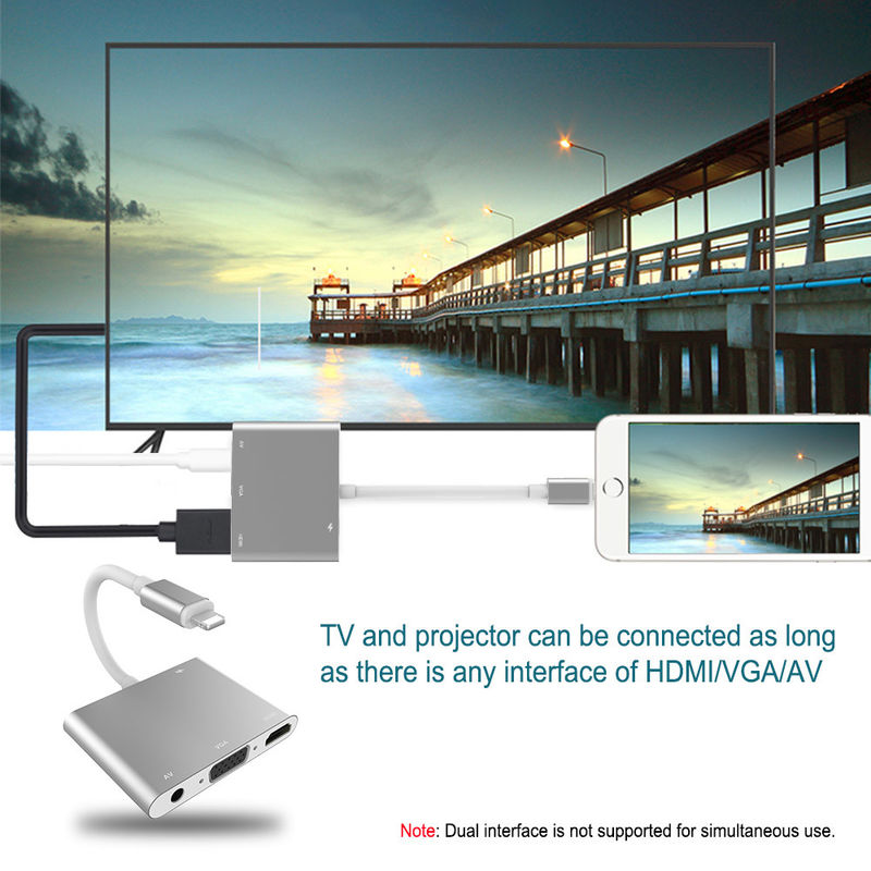 Multiport Lightning Adapter Cable