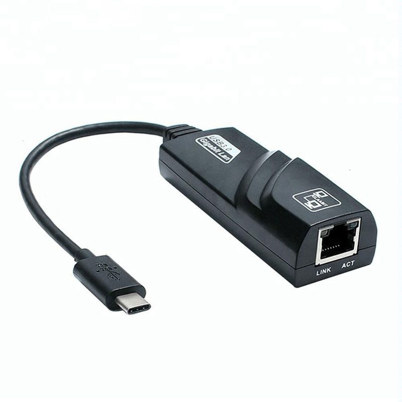 Notebook RJ45 Ethernet ABS USB 3.1 Type C Lan Adapter