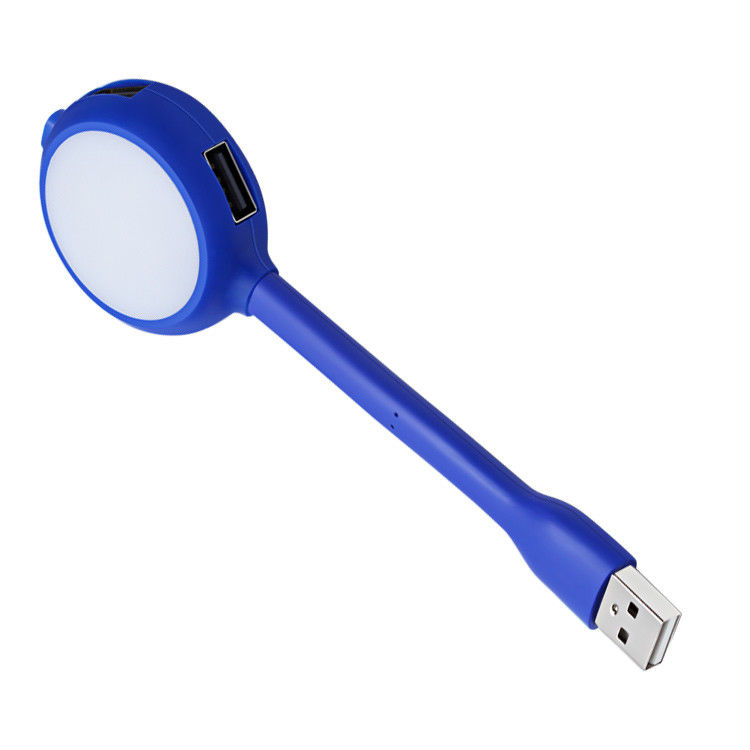 Curved At Any Angle 4 Port USB 2.0 HUB With LED Light