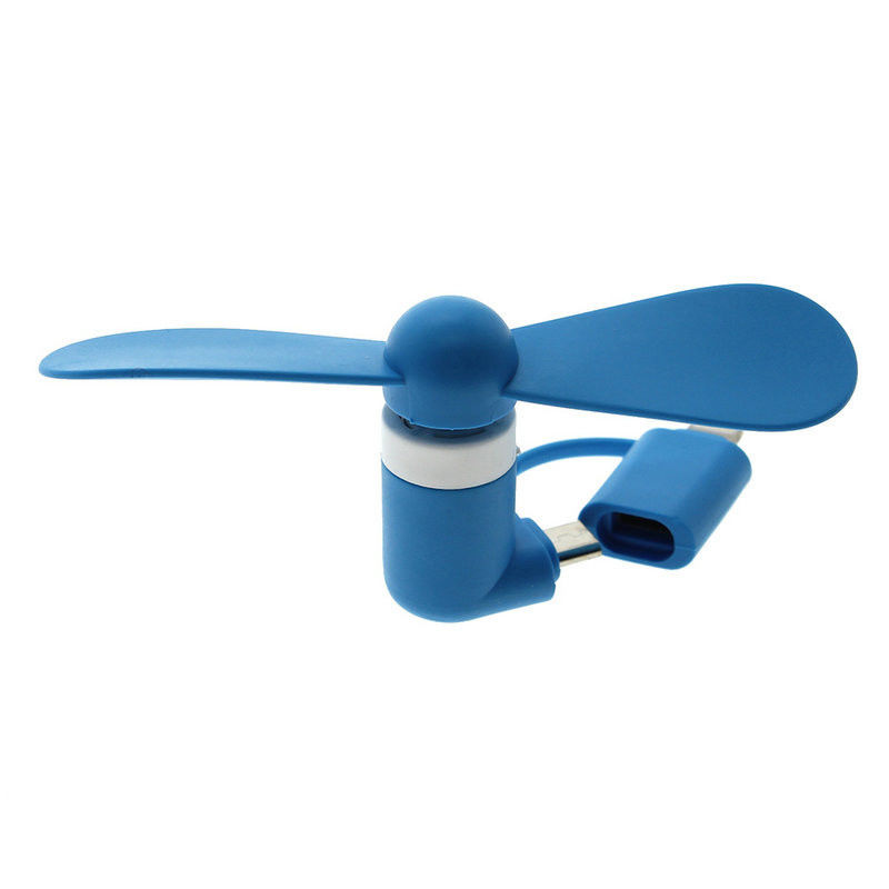 Light Weight 3 In 1 Type C Bendable USB Charging Mini Fan
