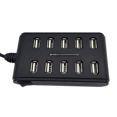 CE RoHS 480Mbps 10 Port Hub Usb 2.0 Header Splitter